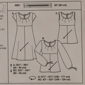 Burda 7798. Misses Dress and Blouse Pattern. A Lined Dress and Blouse ...