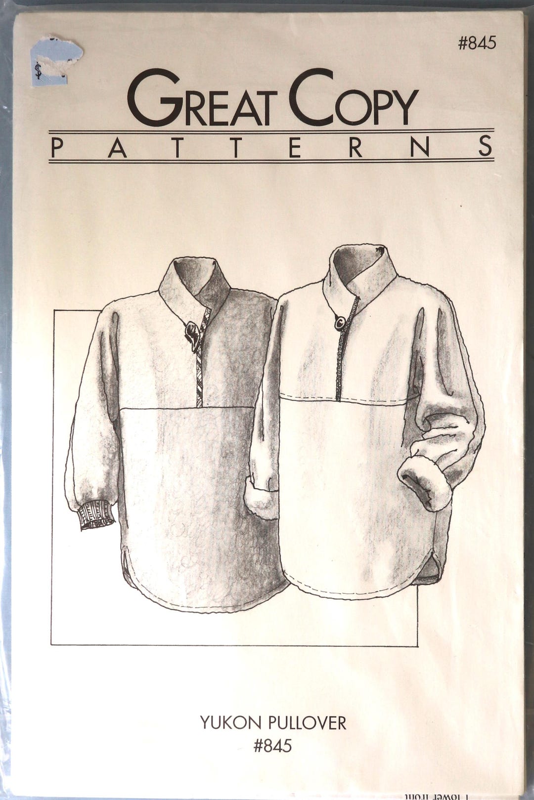 Polar Fleece Pullover Pattern. Great Copy 845 Pattern. the Yukon ...