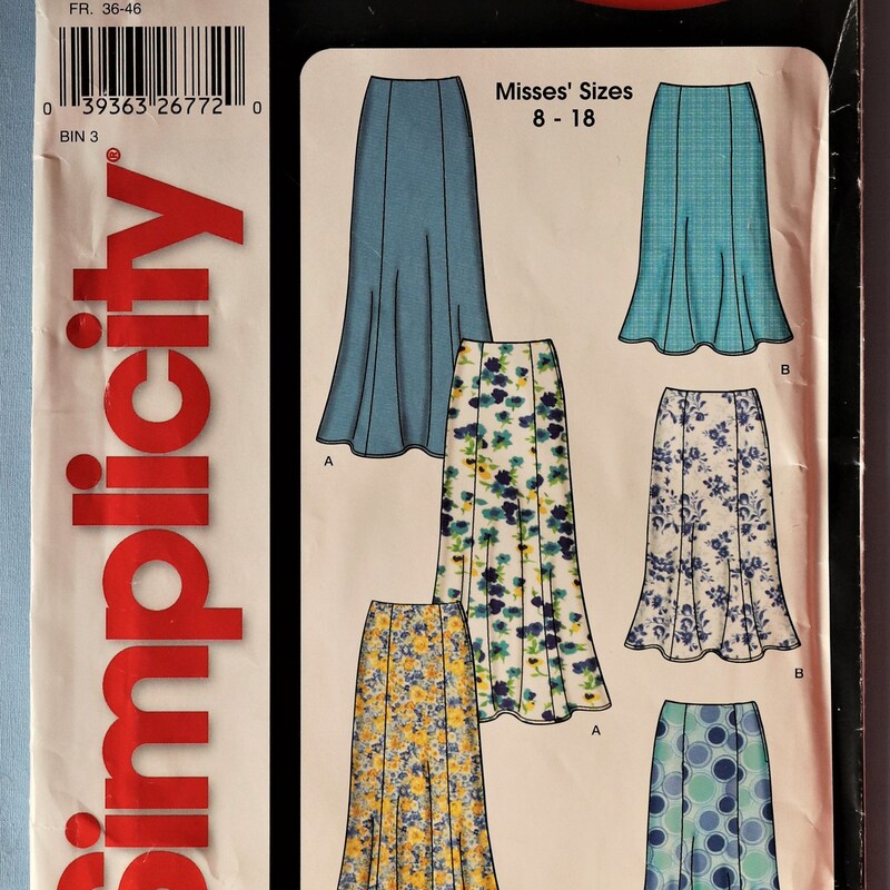 8 Gore Skirt Pattern - Etsy