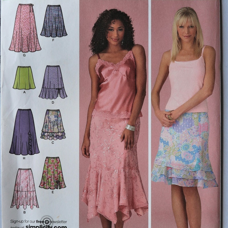 8 Gore Skirt Pattern - Etsy