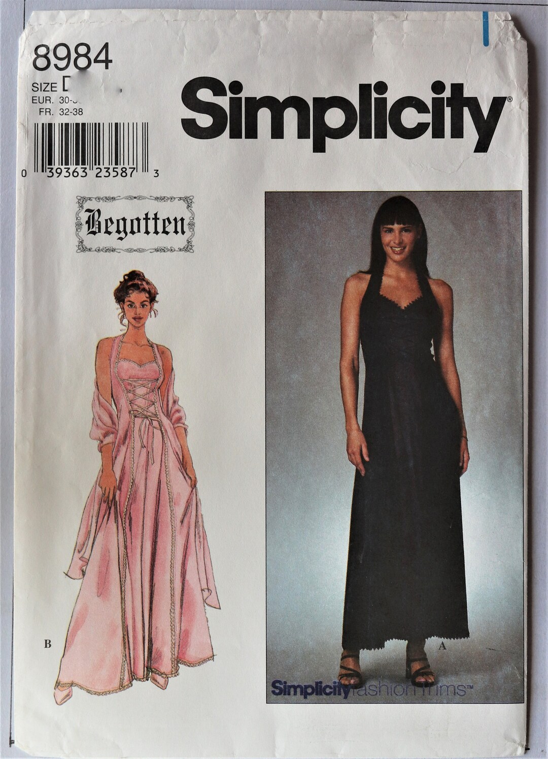 Simplicity 8984. Misses Dress Pattern. Begotten Halter Dress Pattern ...