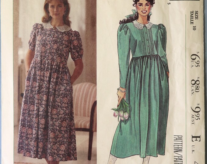 Mccall's 4431. Laura Ashley Loose Fit Modest Maxi Dress With Lace ...