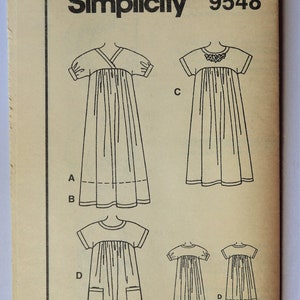 Simplicity 9548. Women's Muu Muu Pattern. Plus Size Dress and Tunic ...