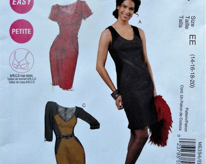 Simplicity 7964. Women's Dress Pattern. Plus Size Pullover Bias Dress ...