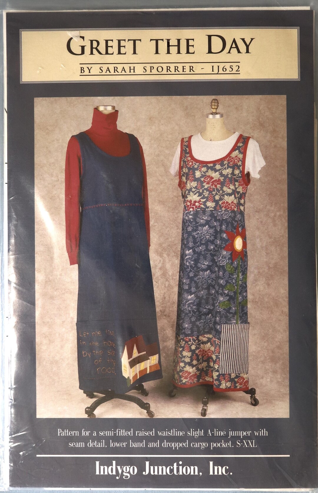 Indygo Junction IJ652 Pattern. Greet the Day Jumper Pattern. Misses ...