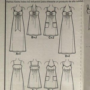 New Look 6902. Misses Halter Dress, Sundress, Bridesmaid Dress Pattern ...
