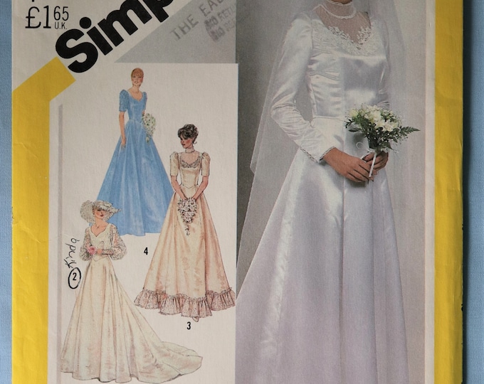 Mccall's 9685. Bridal Gown Pattern. off Shoulder Formal Bridal Gown ...