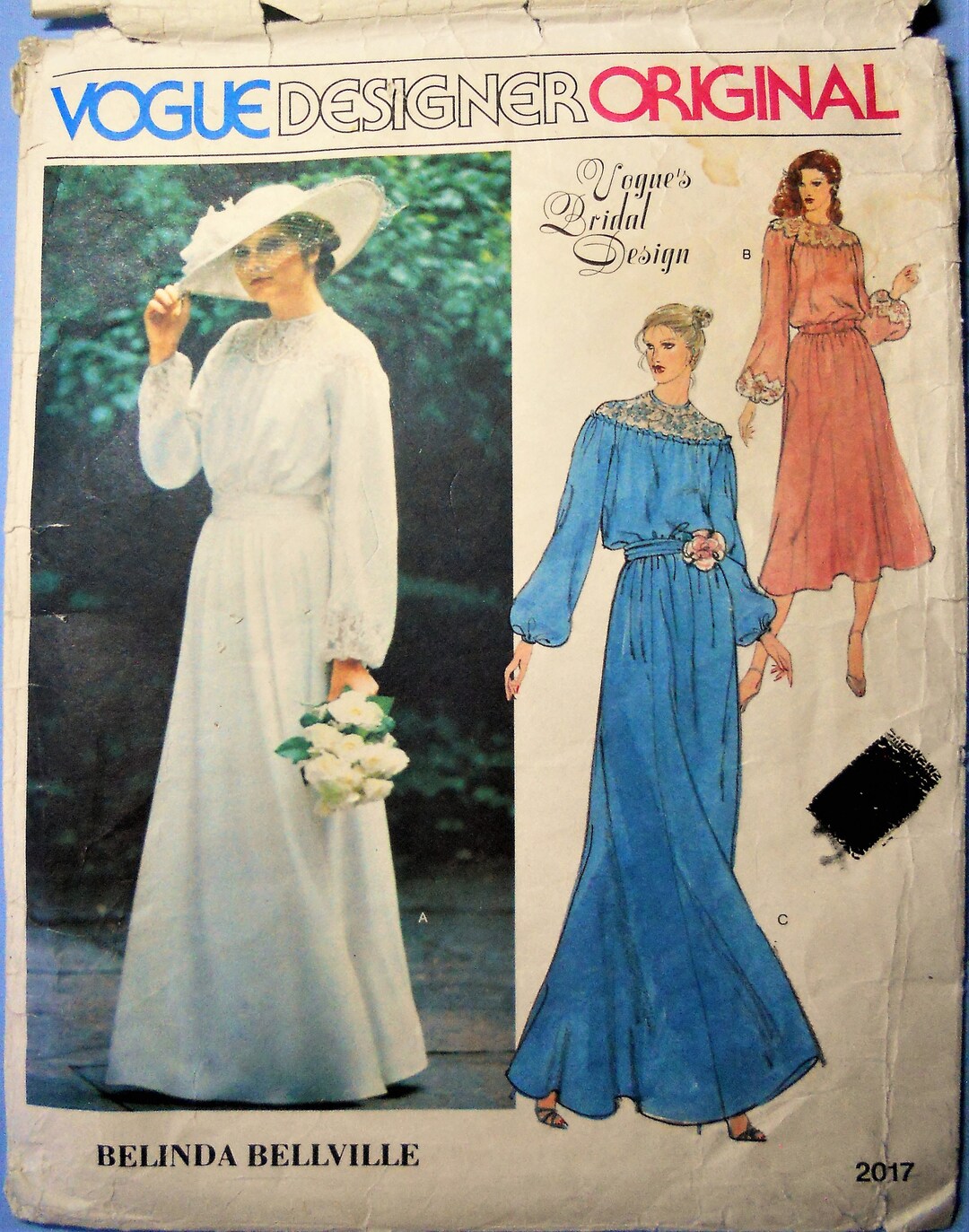 Vogue 2017. Vintage 1979 Belinda Bellvillle Bridal Gown, Evening Gown ...