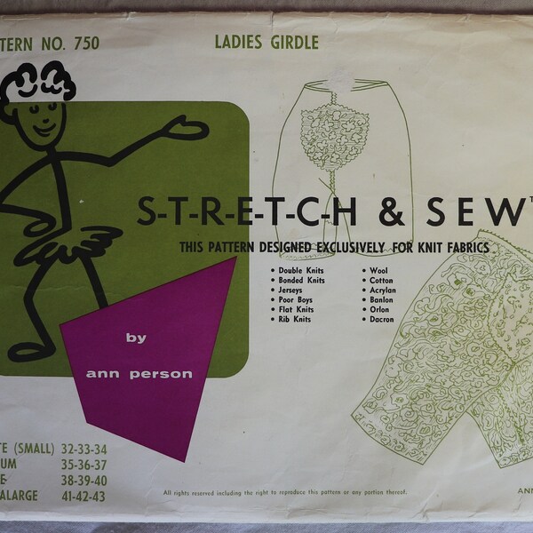 Girdle Pattern - Etsy