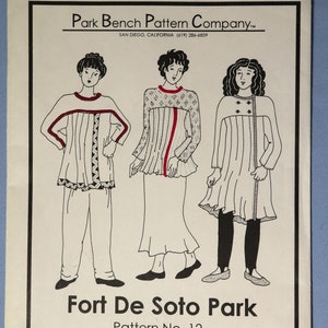 Park Bench Pattern Company No. 16 Fort De Soto Park Tunic Top Pattern ...
