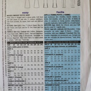 Butterick 6021. Misses Skirt Pattern. Bias Skirt Pattern. - Etsy