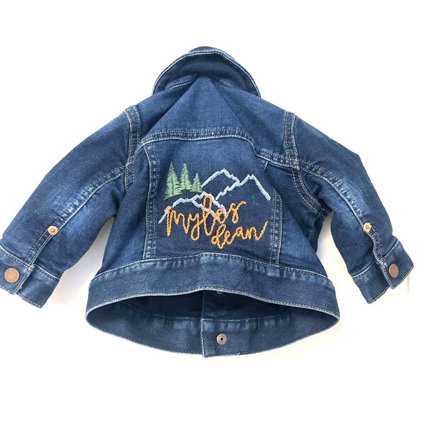 Baby Denim Jacket - Etsy