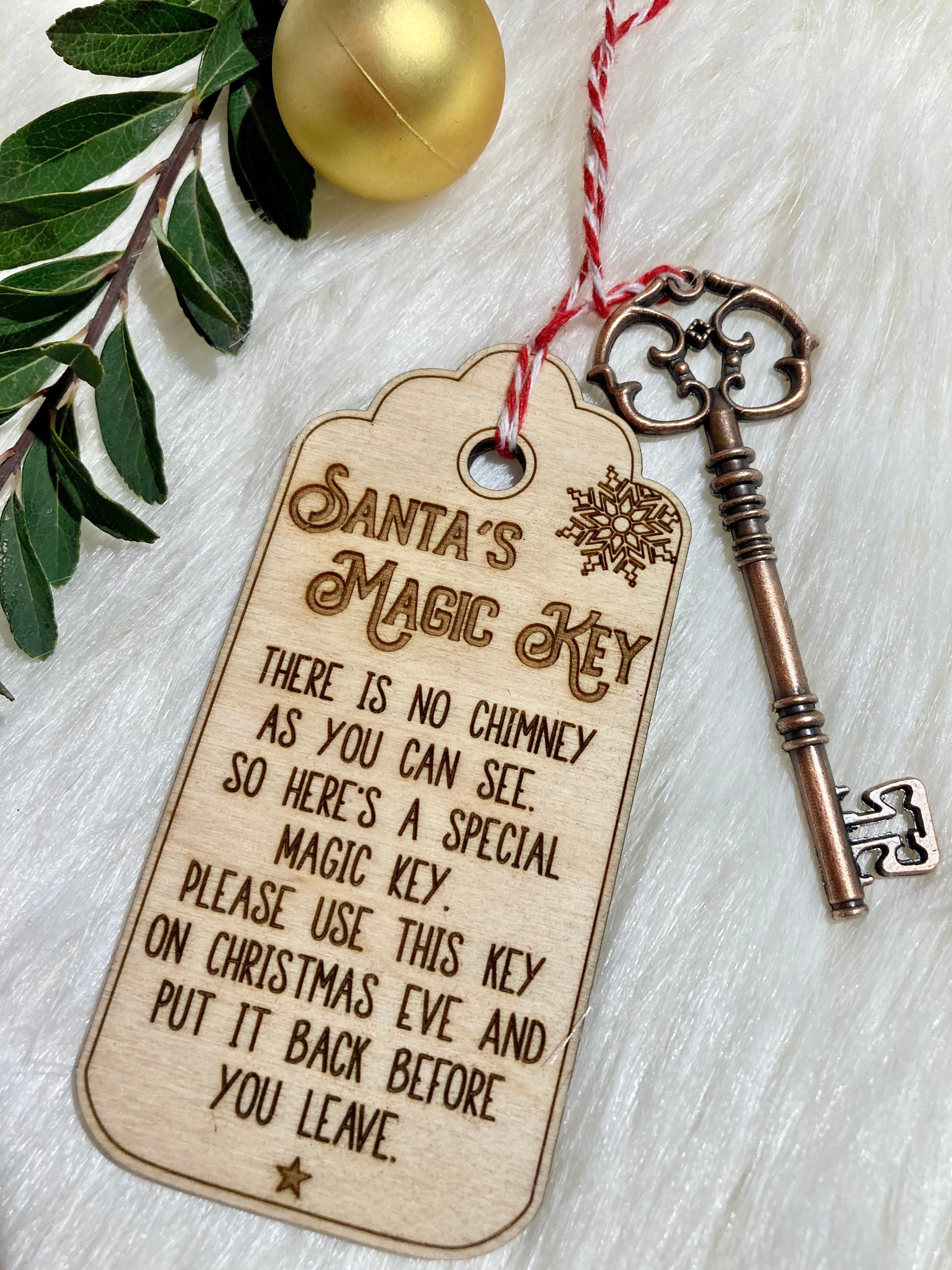 Santa's Magic Key SVG Santa Claus Key Digital File - Etsy