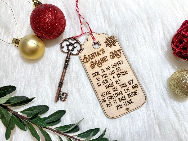 Santa's Magic Key SVG, Christmas Eve Keepsake, Laser Cut File (digital ...