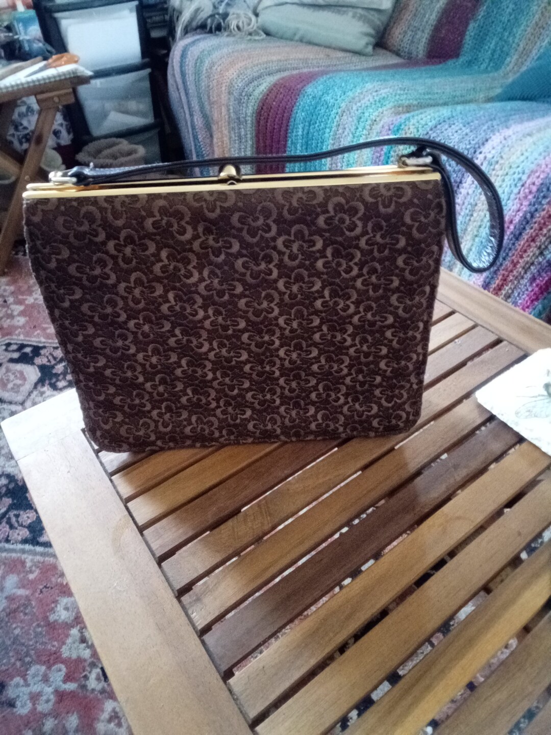 Vintage 1970s Beclive Brocade Handbag - Etsy