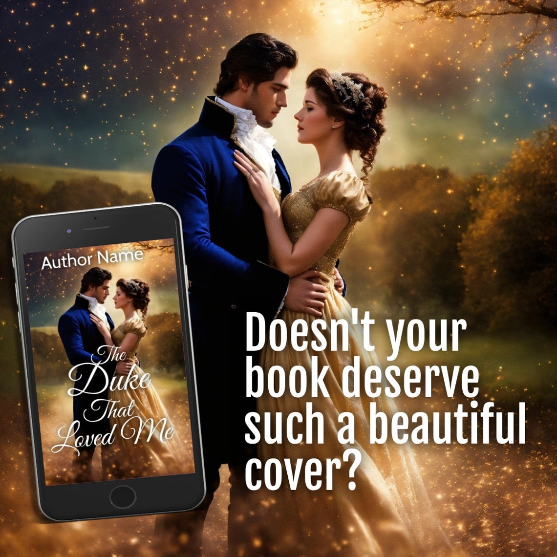 Pre-made Book Cover for Your Romance Novel or Serialized - Etsy