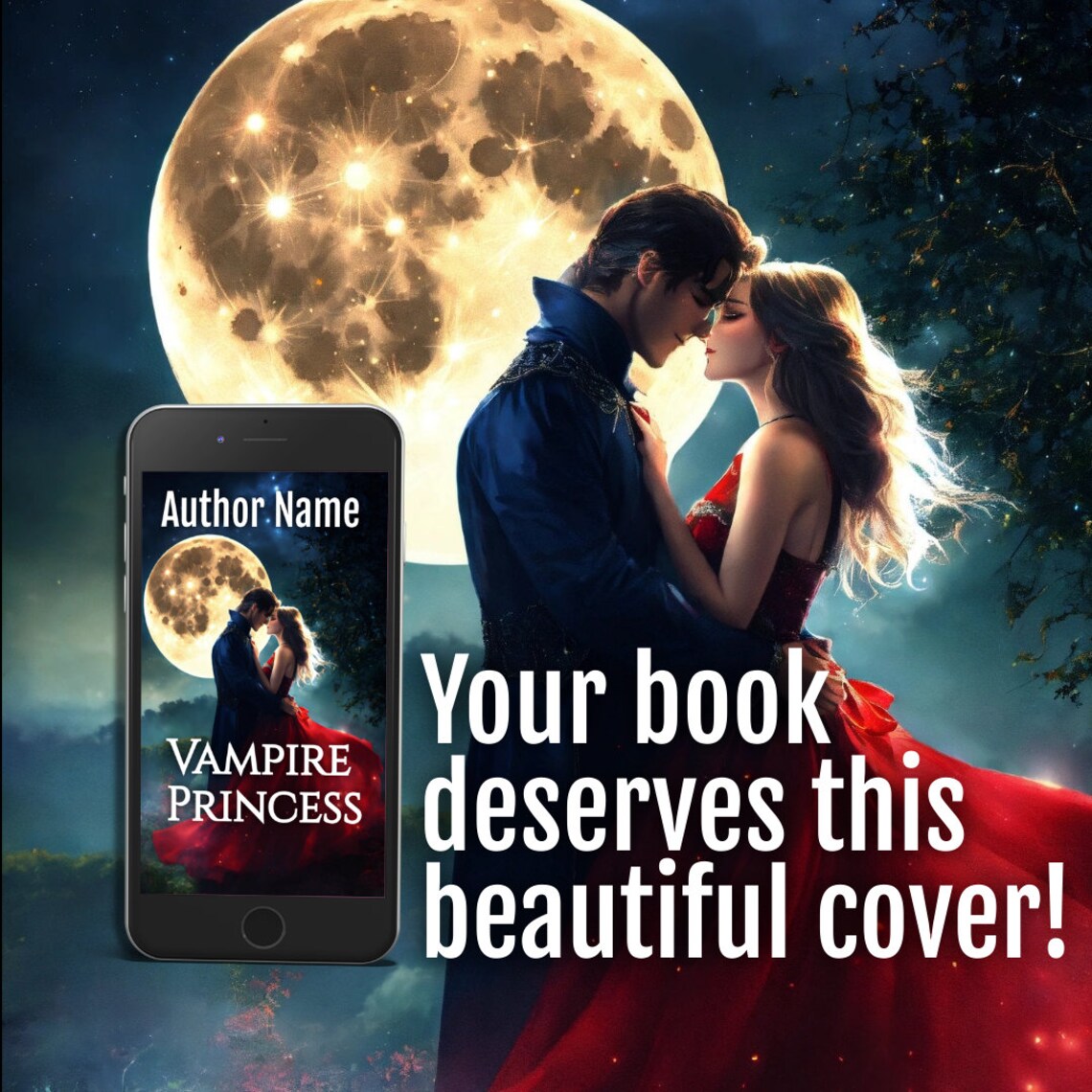 Pre-made Book Cover for Your Romance Novel or Serialized Online Fiction ...