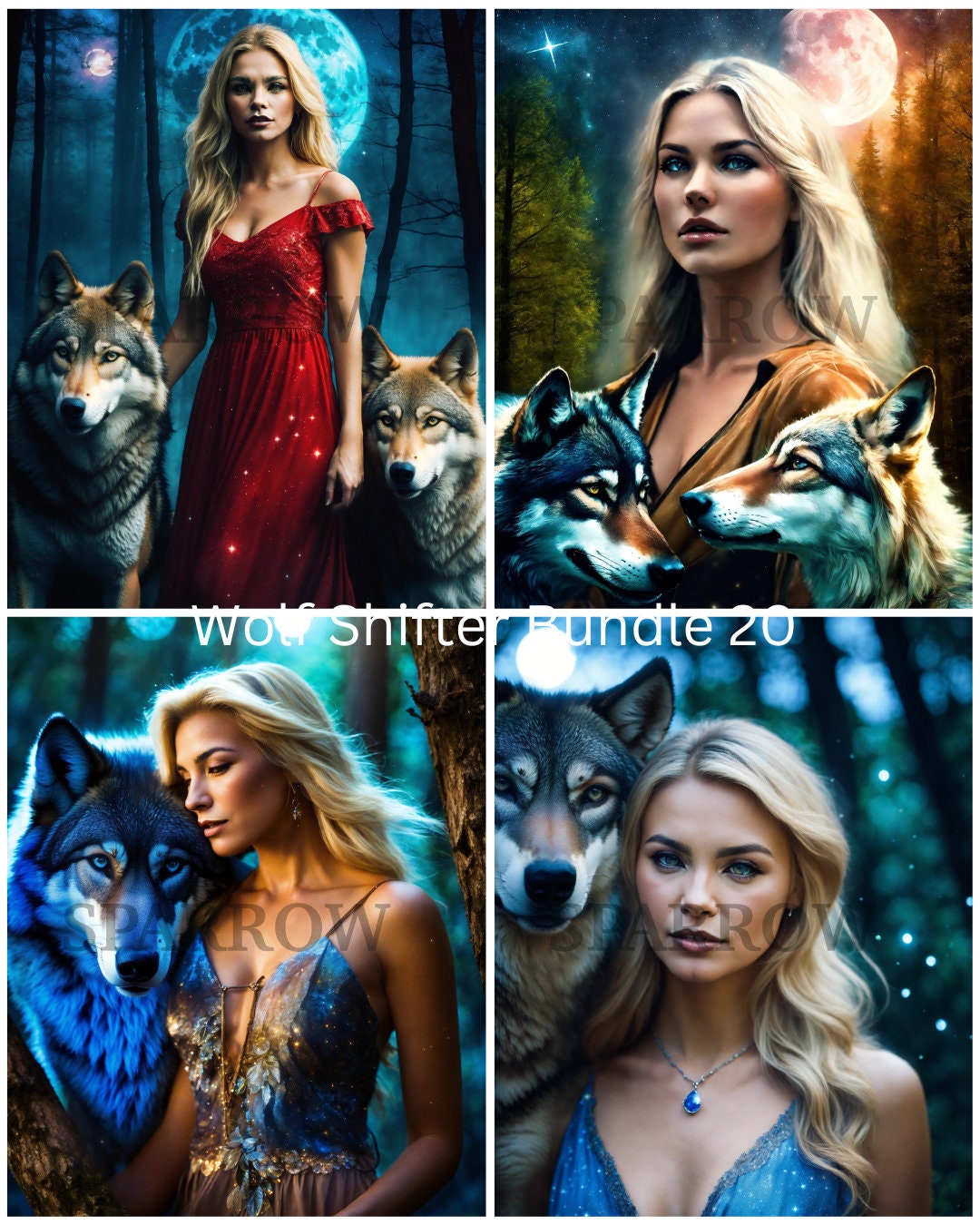 Wolf Shifter Paranormal Romance Bundle 20 Etsy