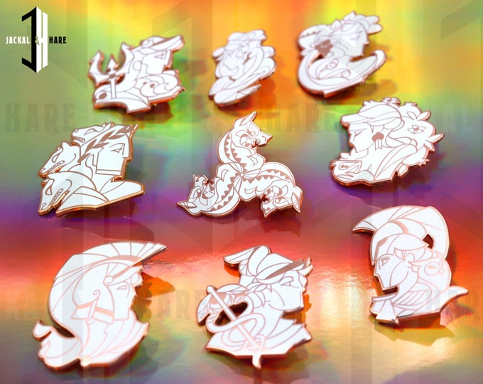 Greek Mythology Hard Enamel Pin - Etsy