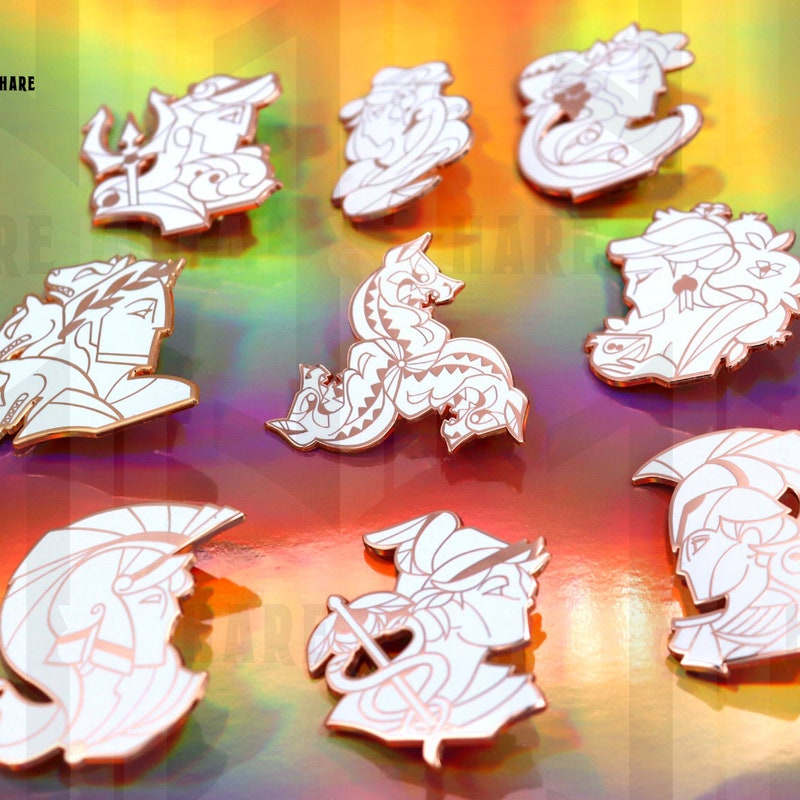 Pantheons Enamel Pins - Etsy