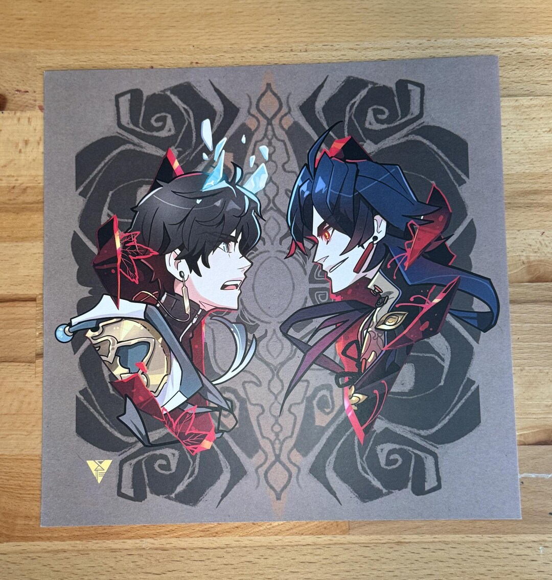 12x12 PRINT Honkai Star Rail, Deng Heng, Blade, Ying Xing - Etsy