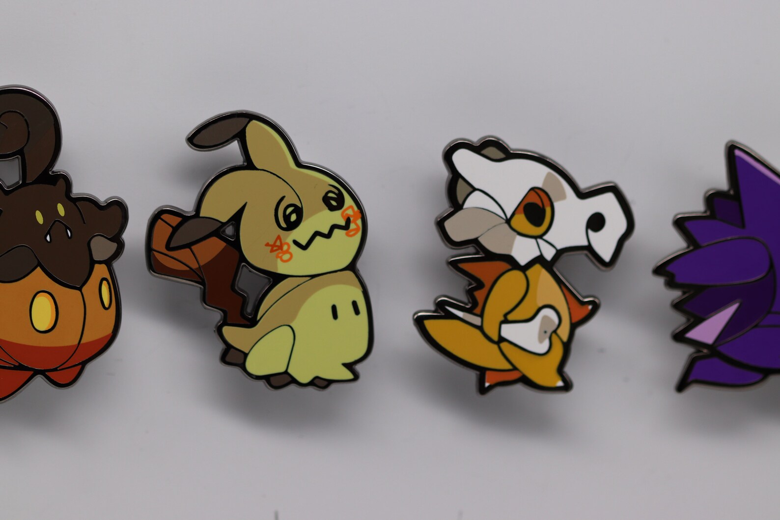 Spooky Parade Enamel Pins : Phantump Pumpkaboo Genar Cubone - Etsy