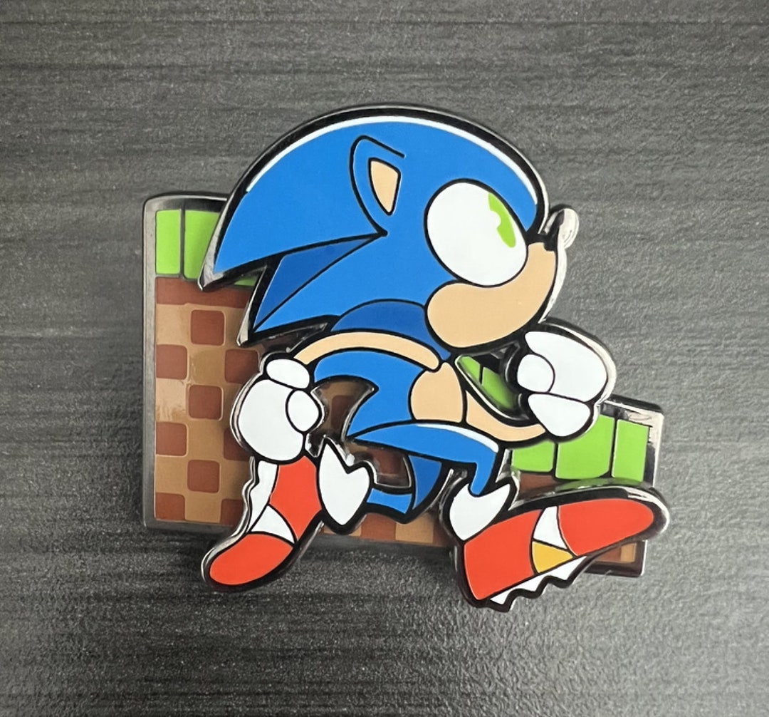 Sonic Spinner Hard Enamel Pin - Etsy