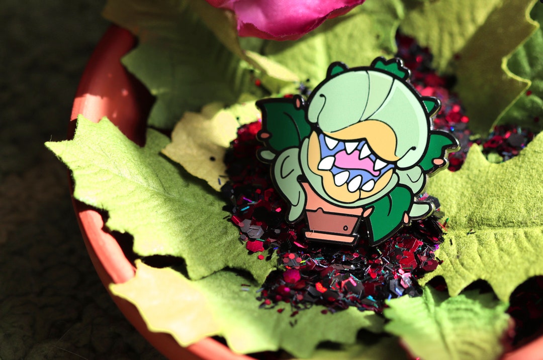 Horror Hard Enamel Pins : Audrey II Little Shop of Horrors 80s - Etsy