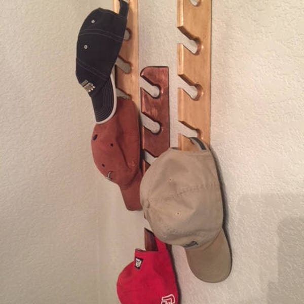 Wood Hat Rack - Etsy