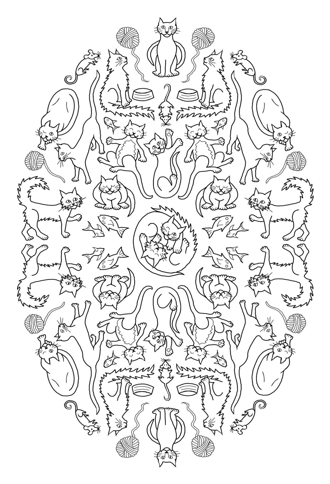 Plants and Animals Coloring Pages: Set of 3 Designs - Etsy