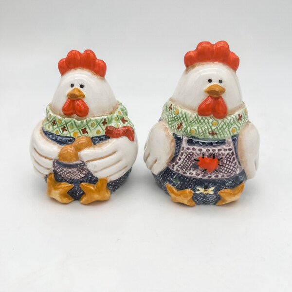 Chicken Salt and Pepper Shakers - Etsy