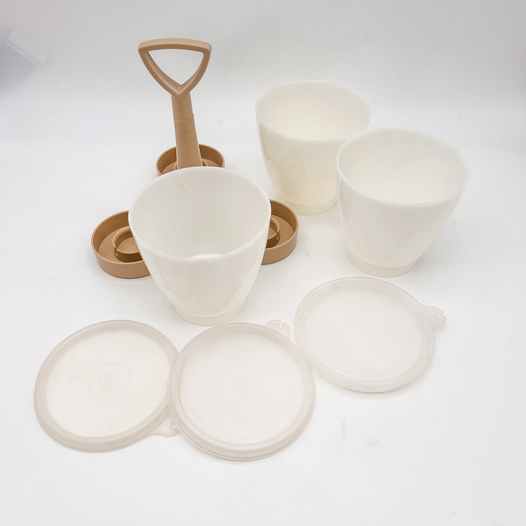 Tupperware Condiment Caddy/vintage/1970s/retro/mustard, Ketchup, Relish ...