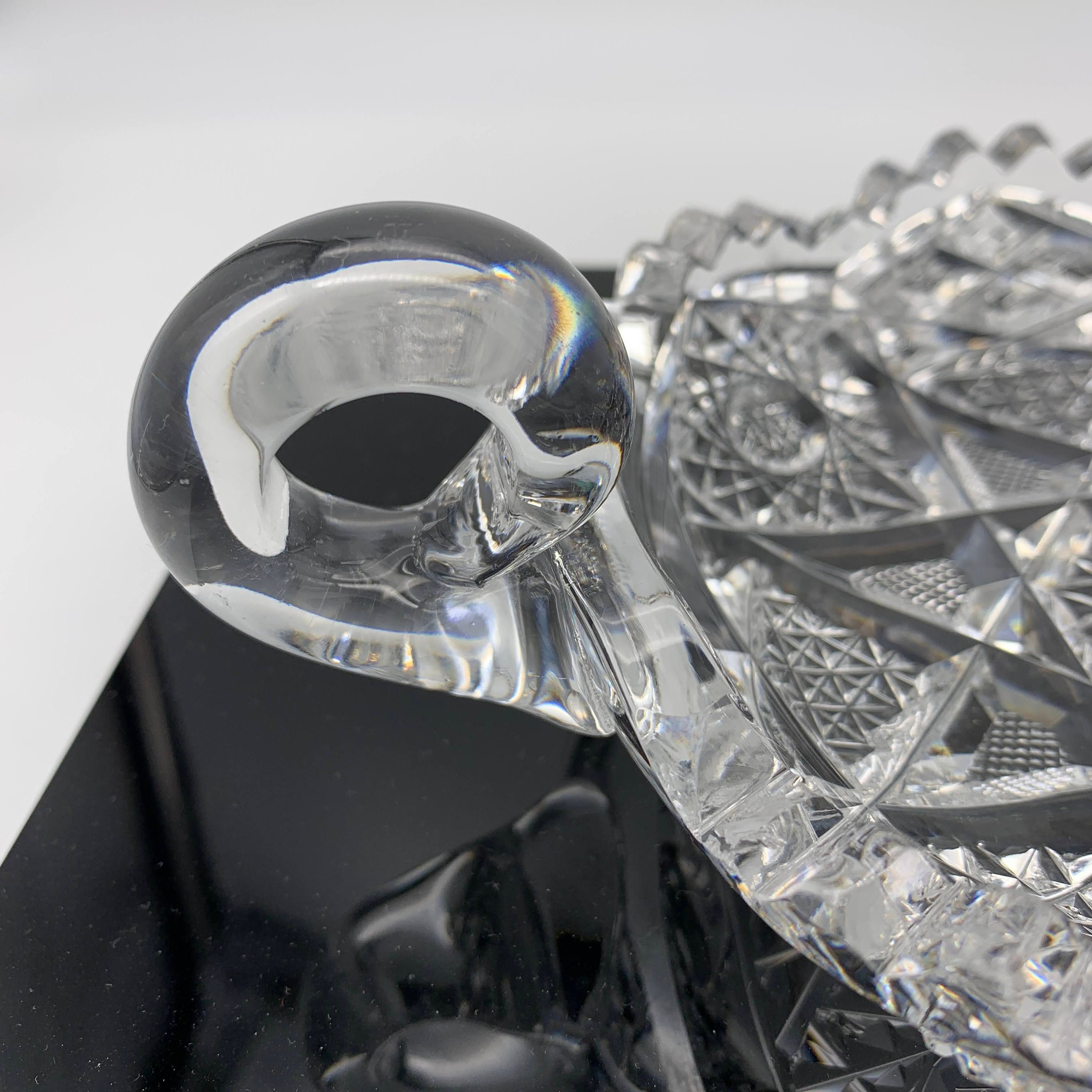 Antique American Brilliant Cut Glass Two-handled Nappy Dish/1876-1917 ...