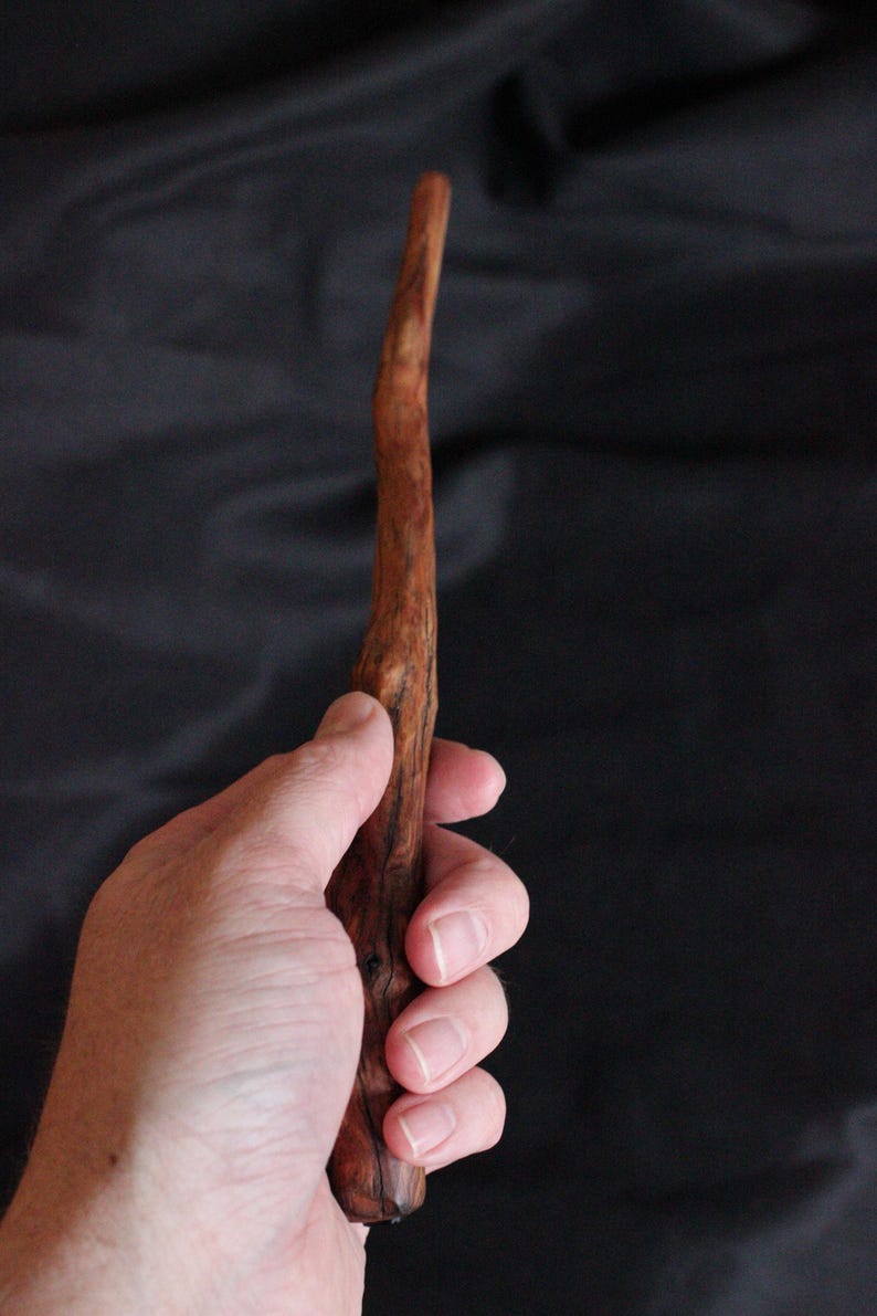 Mountain Mahogany Wand 9 1/2" With Phoenix Feather Core - Etsy