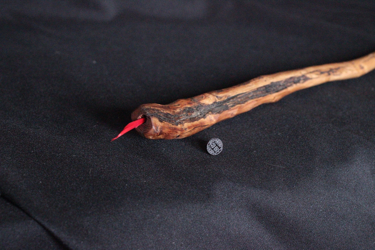 Mountain Mahogany Wand 9 1/2" With Phoenix Feather Core - Etsy
