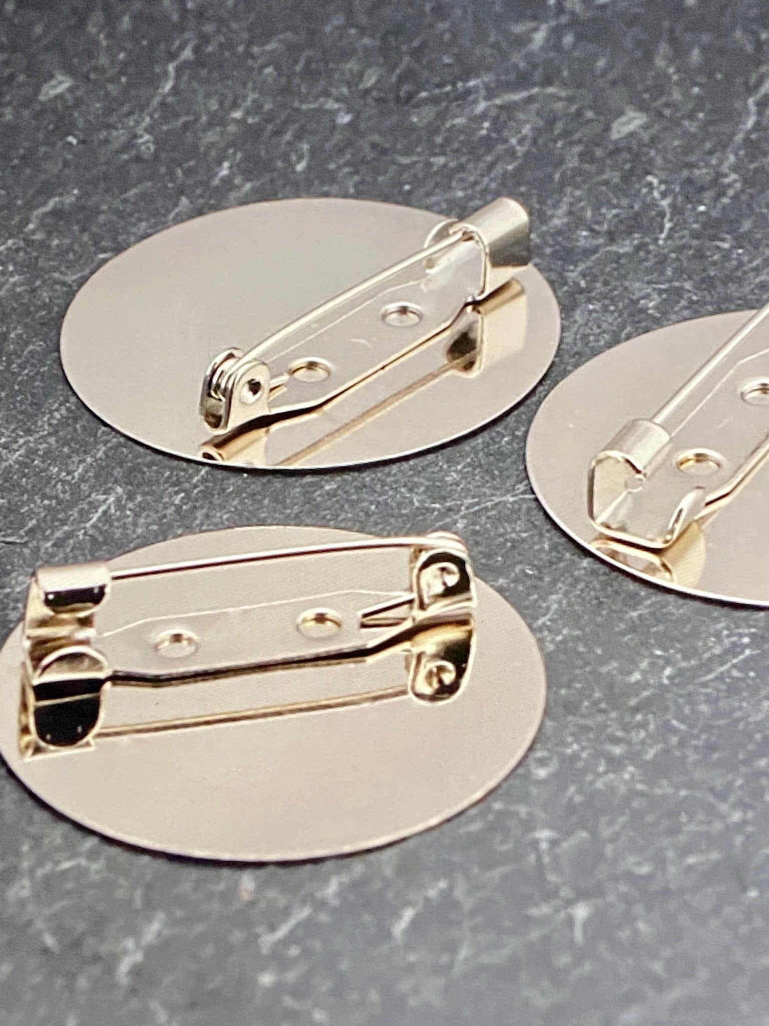 Flat Back Blank 25mm Brooch 20pcs Pin Glue Pad DIY - Etsy