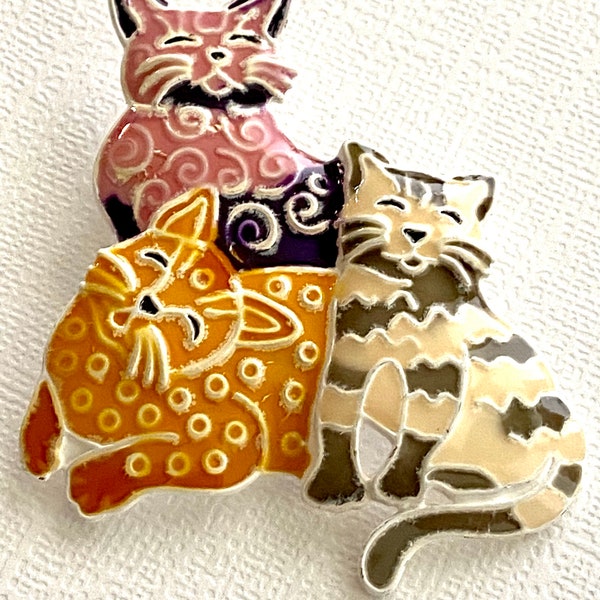 Cat Brooch - Etsy
