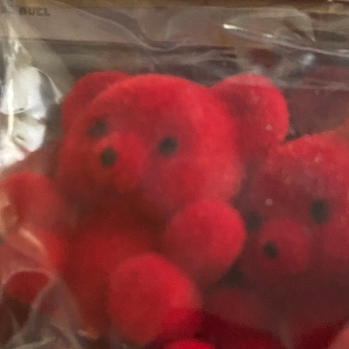 Lot of 12 Darice Craft 1 Miniature Flocked Teddy Bears - Etsy