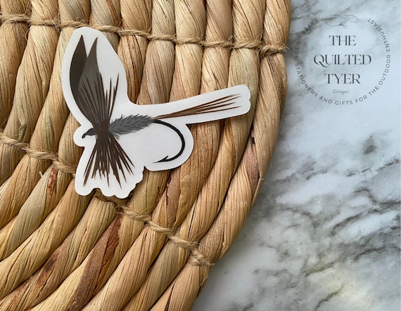 Dry Fly Sticker Fly Tying Sticker Laptop Sticker Fly | Etsy