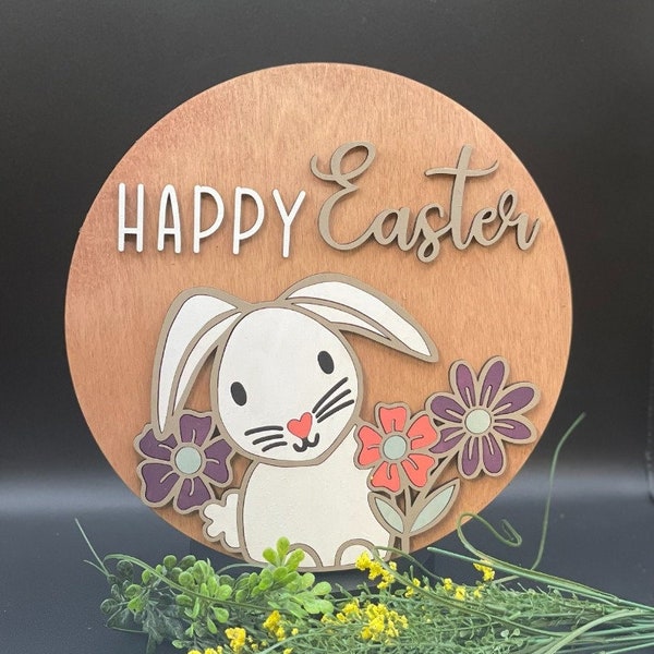Happy Easter Sign - Etsy