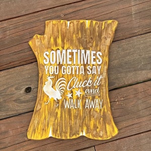 Cluck It Chicken Sign | Cluck It Coop Sign | Chicken Sign | Chicken ...