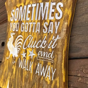 Cluck It Chicken Sign | Cluck It Coop Sign | Chicken Sign | Chicken ...