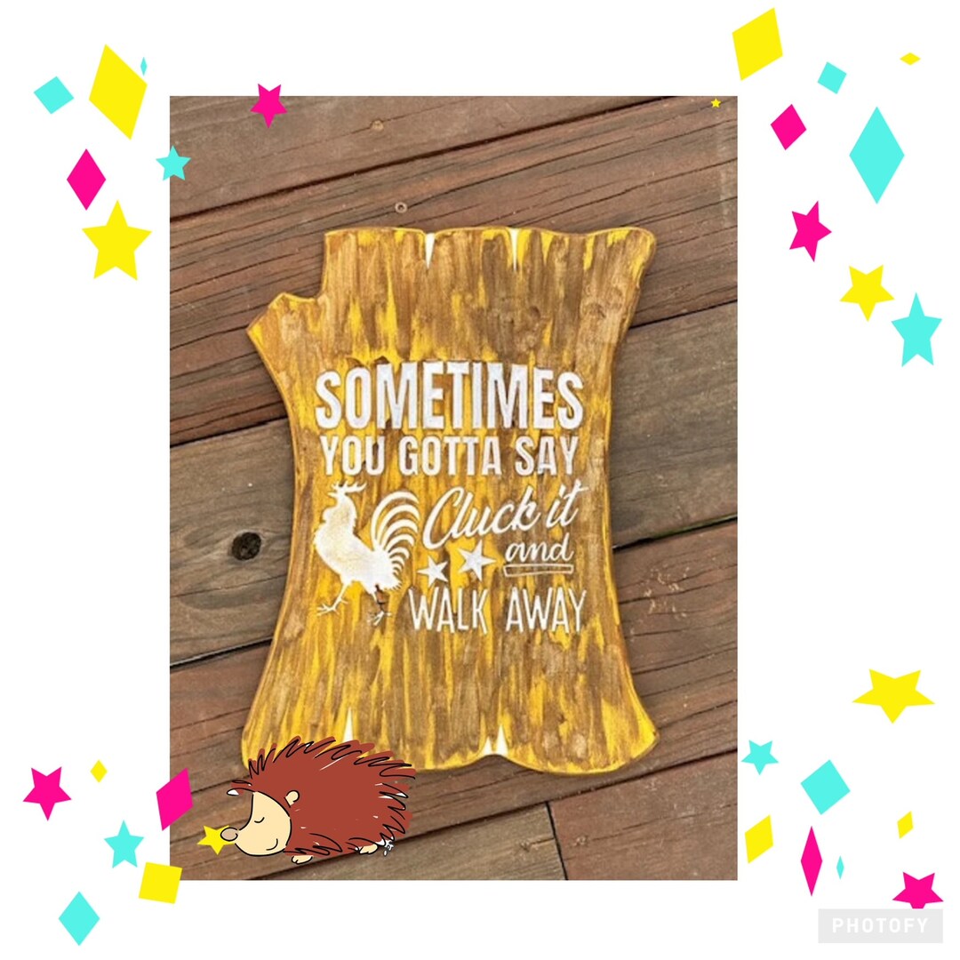 Cluck It Chicken Sign | Cluck It Coop Sign | Chicken Sign | Chicken ...