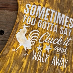 Cluck It Chicken Sign | Cluck It Coop Sign | Chicken Sign | Chicken ...