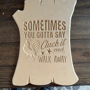 Cluck It Chicken Sign | Cluck It Coop Sign | Chicken Sign | Chicken ...