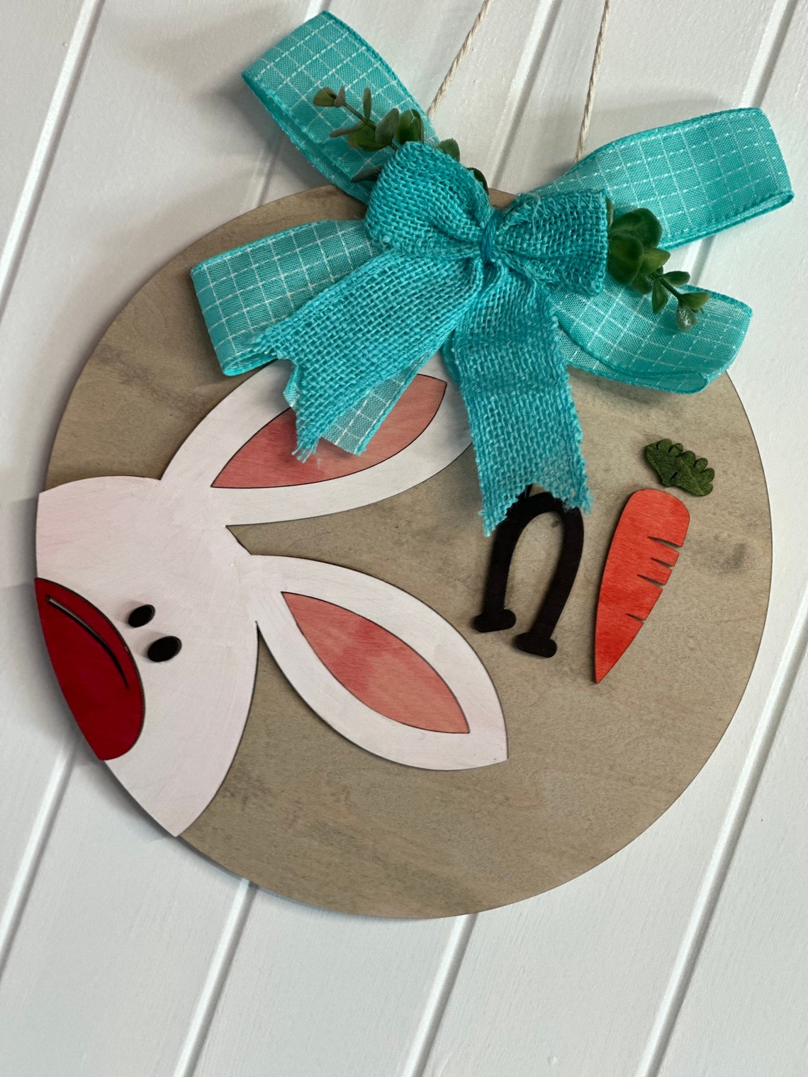 Easter Door Hanger Bunny Door Hanger Hi Door Hanger Easter - Etsy