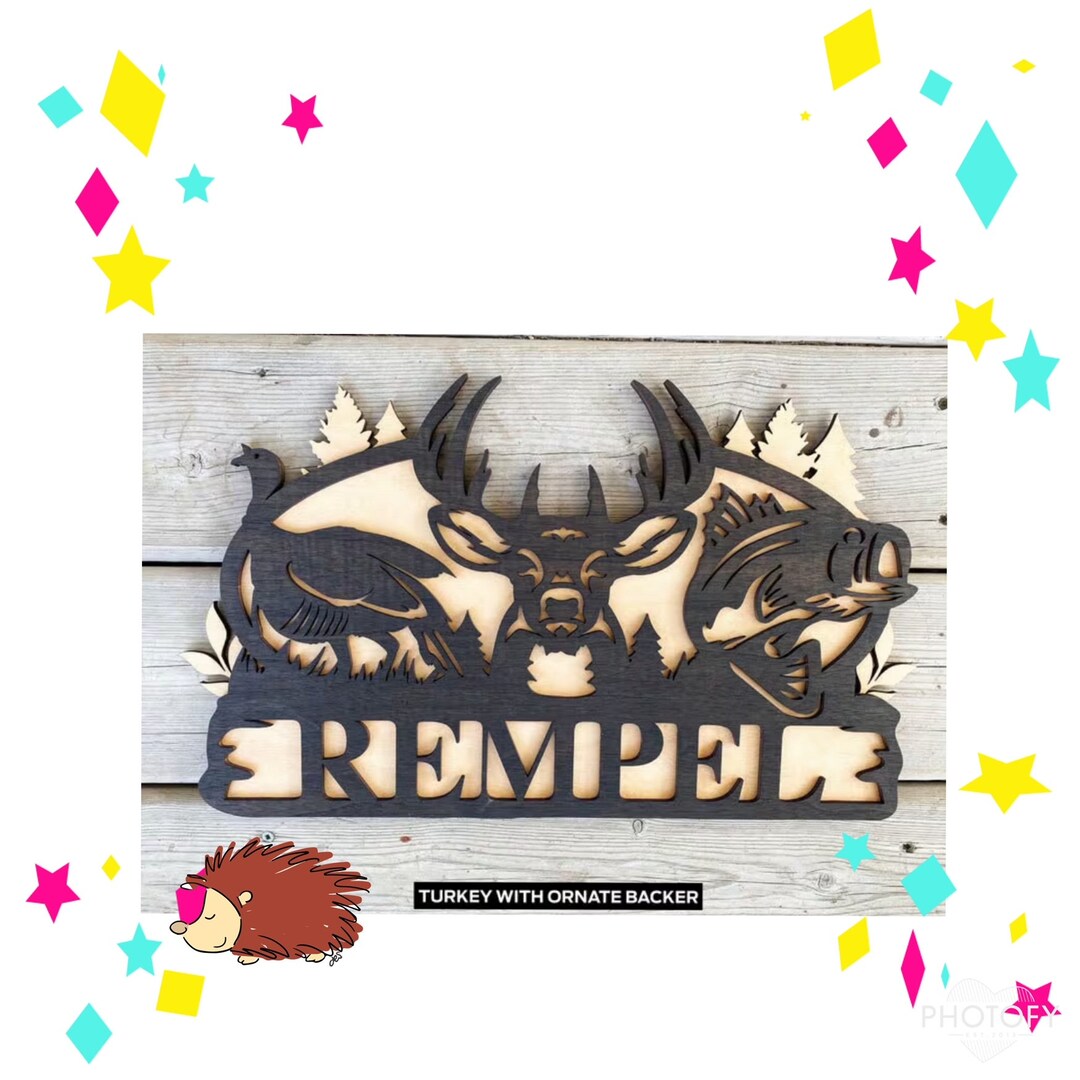 Hunting Signs Outdoor Signs Deer Signs Turkey Signs Duck Signs Gifts ...