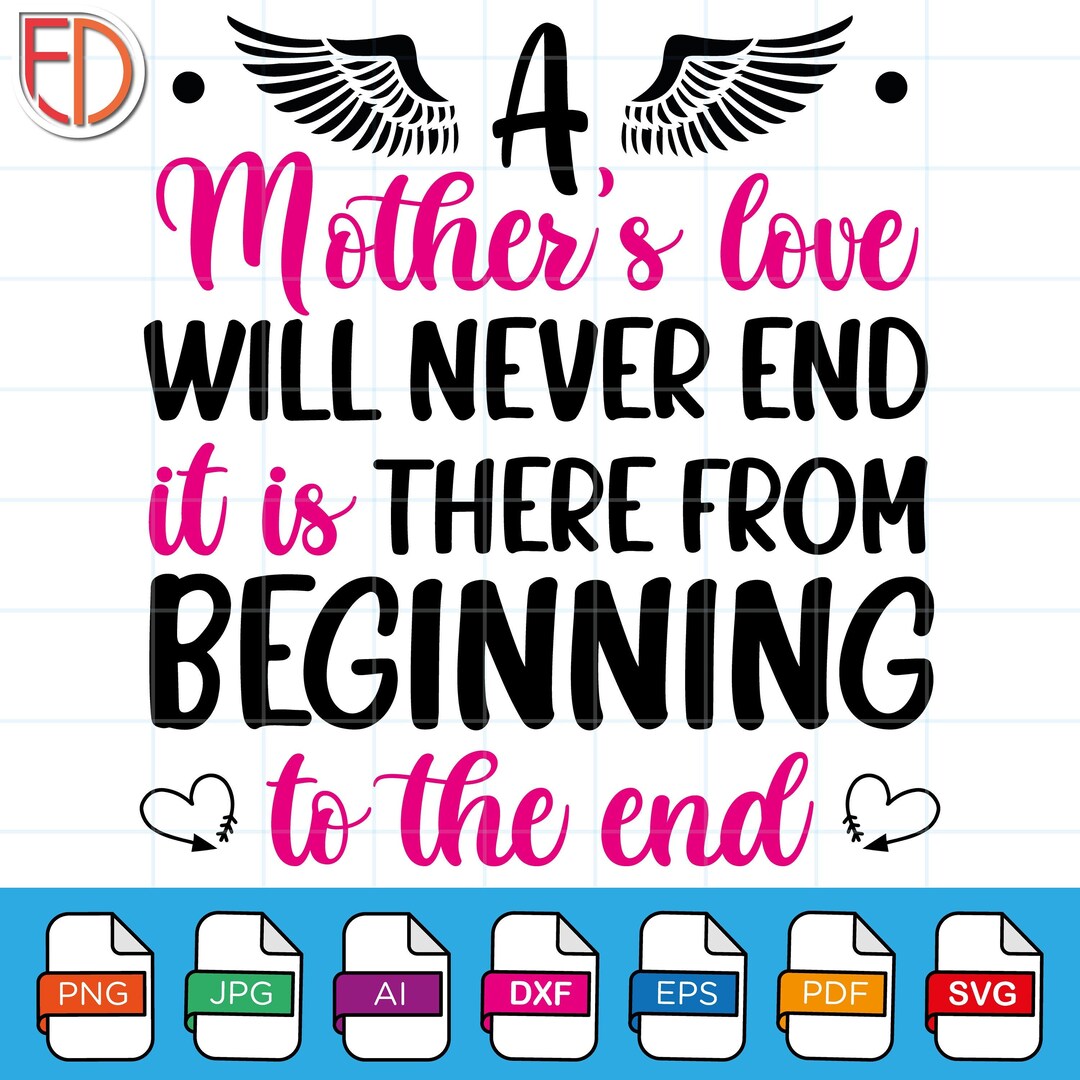 Amor de la Madre SVG, Día de la Madre SVG, Feliz Día de la Madre SVG ...