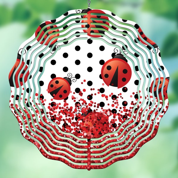 Ladybug Wind Spinner - Etsy