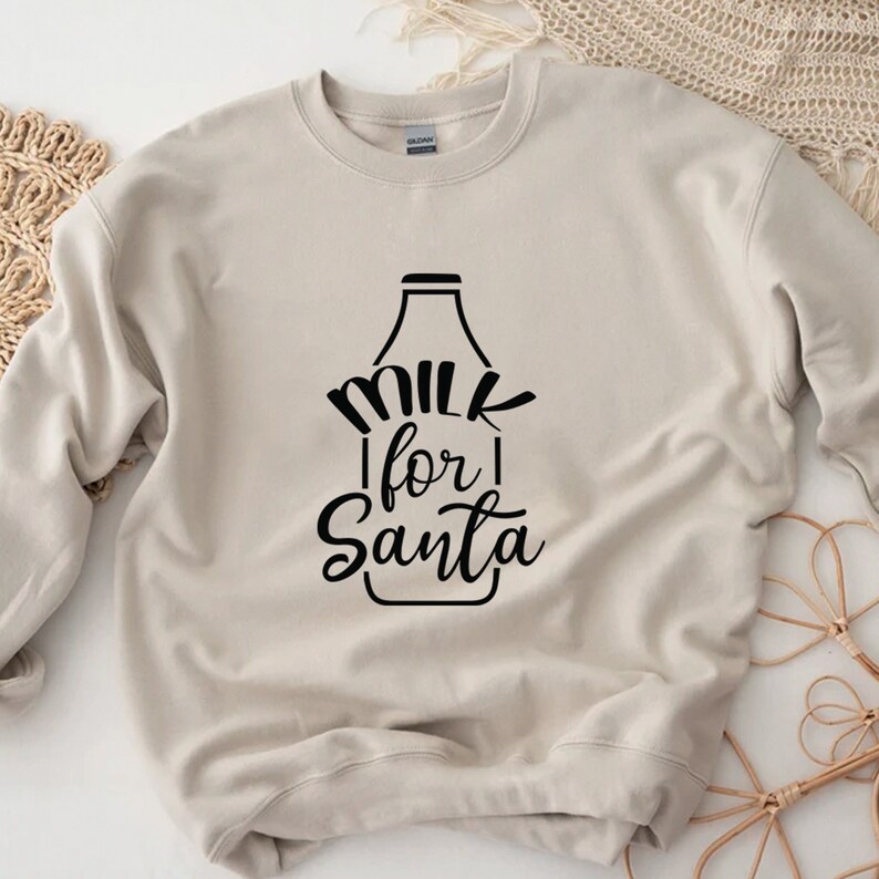 Christmas Santa Milk SVG Hand Written Milk for Santa Funny - Etsy